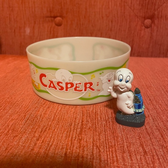 Other | New Casper Bowl 1996 And Casper Figure 1995 | Poshmark